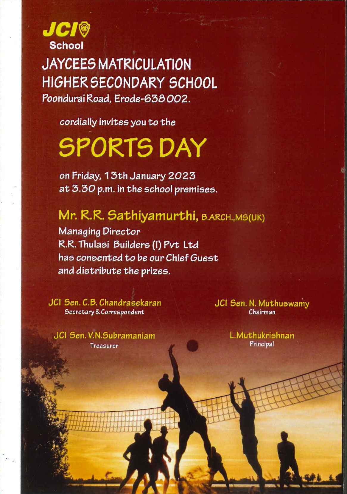 Best School in Erode | JAYCEES Matric Higher Secondary School