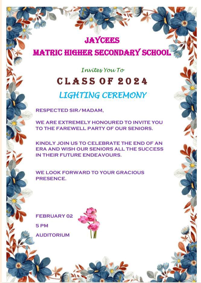 Best School in Erode | JAYCEES Matric Higher Secondary School